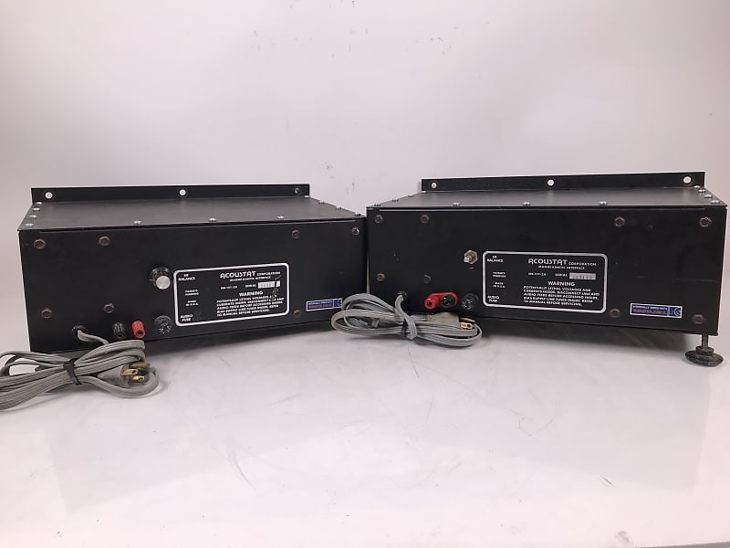 (Pair) Acoustat MK-121-2A Magne-Kinetic Interface Power | Reverb