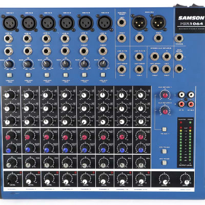 Samson MDR-1064 10-Channel Active Live Studio Mixer Mixing | Reverb