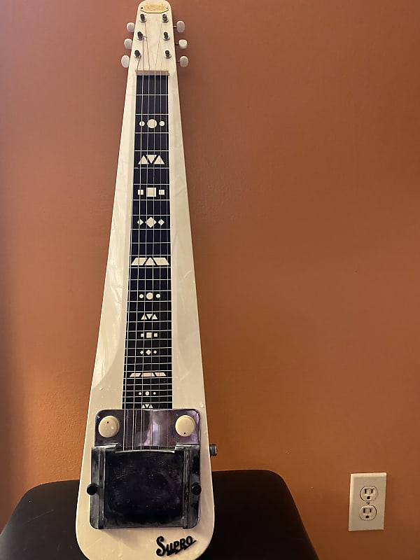 Supro Comet lap steel 1955 - White | Reverb