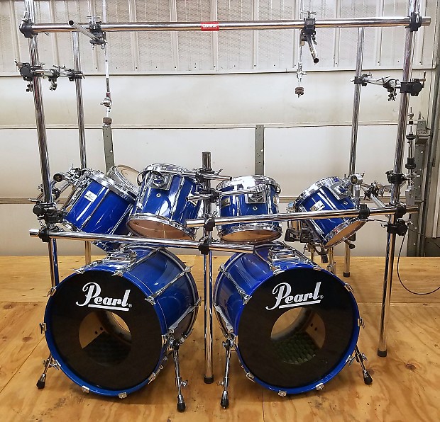 Pearl BLX All-Birch 7 Piece Drum Set w/ Gibraltar Power Rack | Reverb