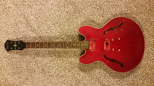 Epiphone ES 335 Dot Body Only Red | Reverb