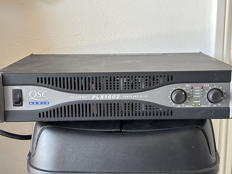 QSC QSC Audio PLX1602 power amp 2015 - Black | Reverb