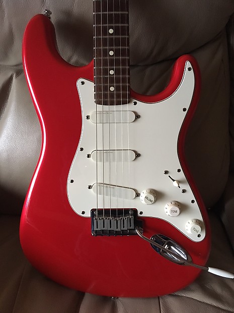 Fender Strat Plus 89 / 90 Frost Red - Rare | Reverb
