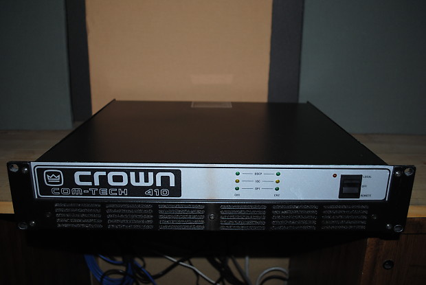 Crown COM-TECH 410 Rack Mount Stereo Power Amplifier | Reverb