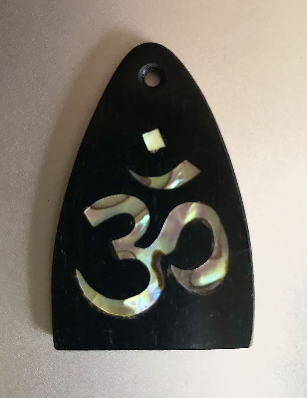 PRS Ebony Truss Cover with Abalone OM Inlay | Reverb