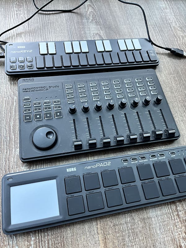 Korg Bundle / nanoKONTROL Studio Mobile MIDI Controller and | Reverb