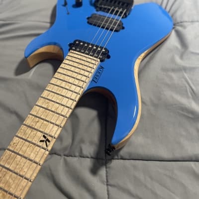 Kiesel Vader VM7 Headless 7 String 2020 - Electric Blue | Reverb