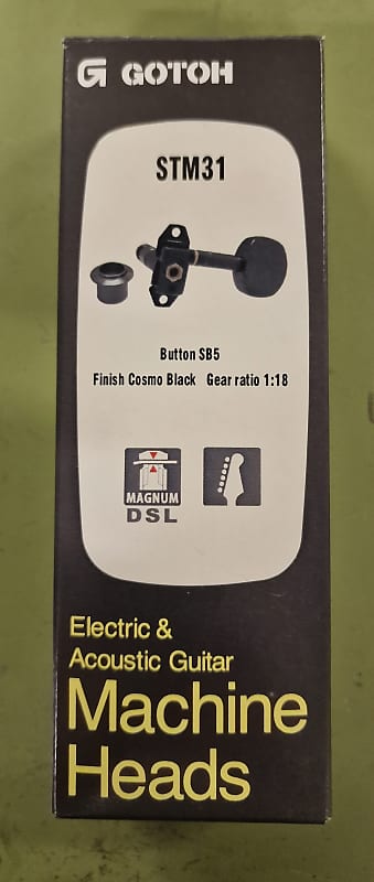 NOS Gotoh STEALTH Magnum Lock STM31 SB5 Guitar Machine Head | Reverb