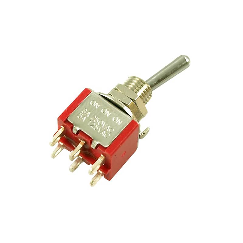 Mini-toggle Switch 3-position Chrome | Reverb