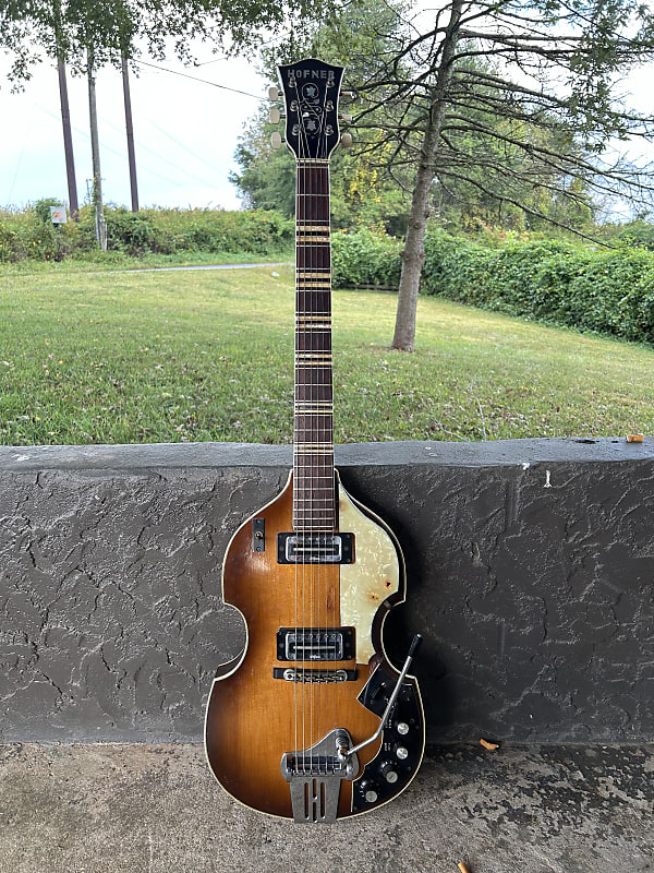 Hofner 459 VTZ 1967 - Sunburst with built in fuzz and treble | Reverb