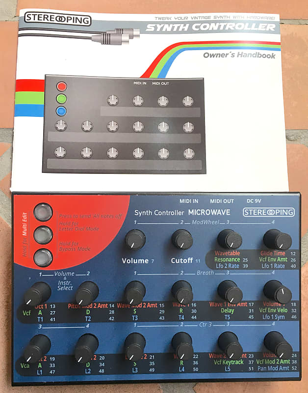 Like New Stereoping Microwave Synth Controller with Manual | Reverb
