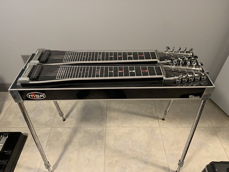 MSA D10 Classic Pedal Steel Guitar - 1970’s Black Mica with | Reverb