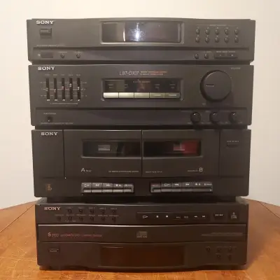 Sony HST-D107 Stereo Deck Receiver w/ CDP-C322M 5-Disc CD | Reverb