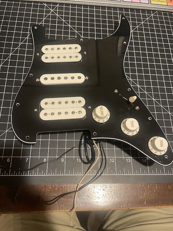 Fender Stratocaster loaded / pre-wired HSH pickguard | Reverb