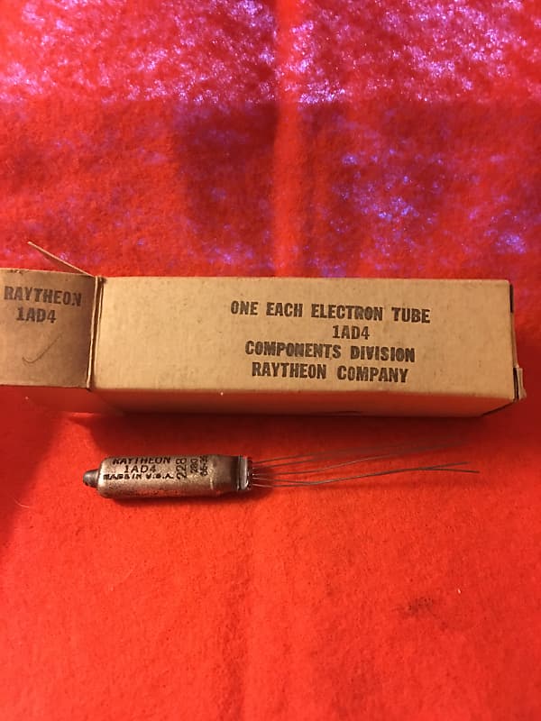 Raytheon 1AD4 vacuum tube NOS NIB military tubes | Reverb UK