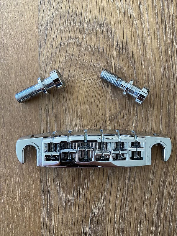 Adjustable Wraparound Stoptail bridge - Chrome (Schaller | Reverb