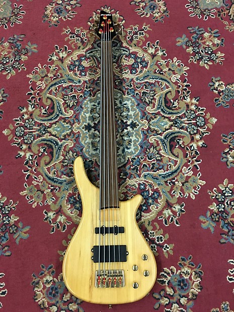 Douglas Fretless 5 String Bass Natural | Reverb