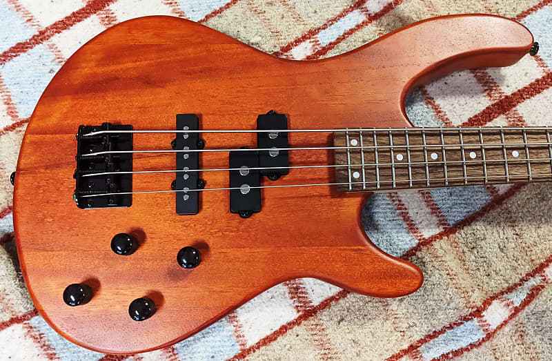 Dean Edge 1 PJ Electric Bass Vintage Mahogany Satin Finish PJ | Reverb