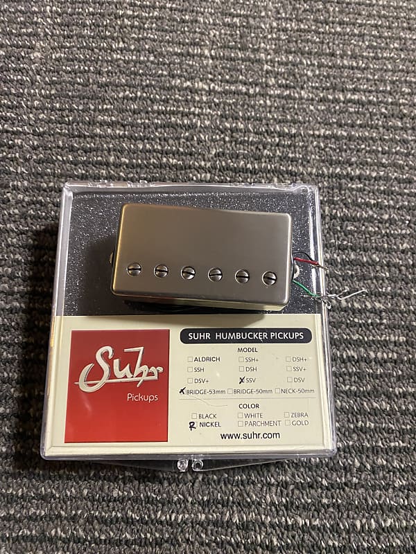Suhr SSV Bridge Humbucker 53mm - Raw Nickel | Reverb