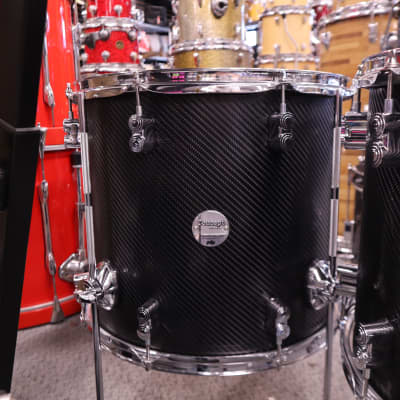 PDP Concept Maple 6 Piece Drum Set Shells - Carbon Fiber Wrap | Reverb