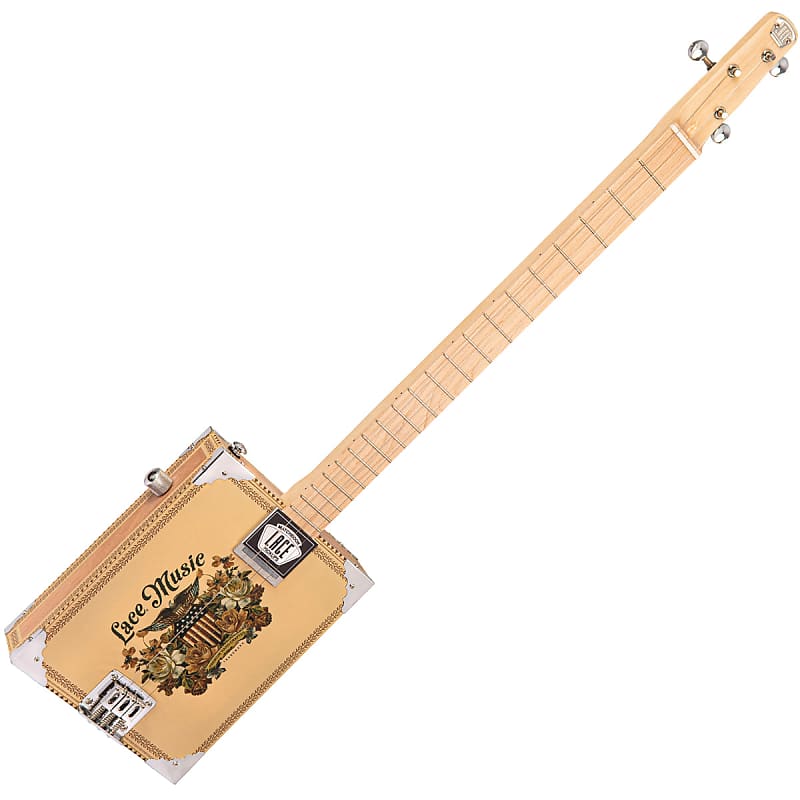 Lace Cigar Box Electric Guitar ~ 3 String ~ Americana | Reverb