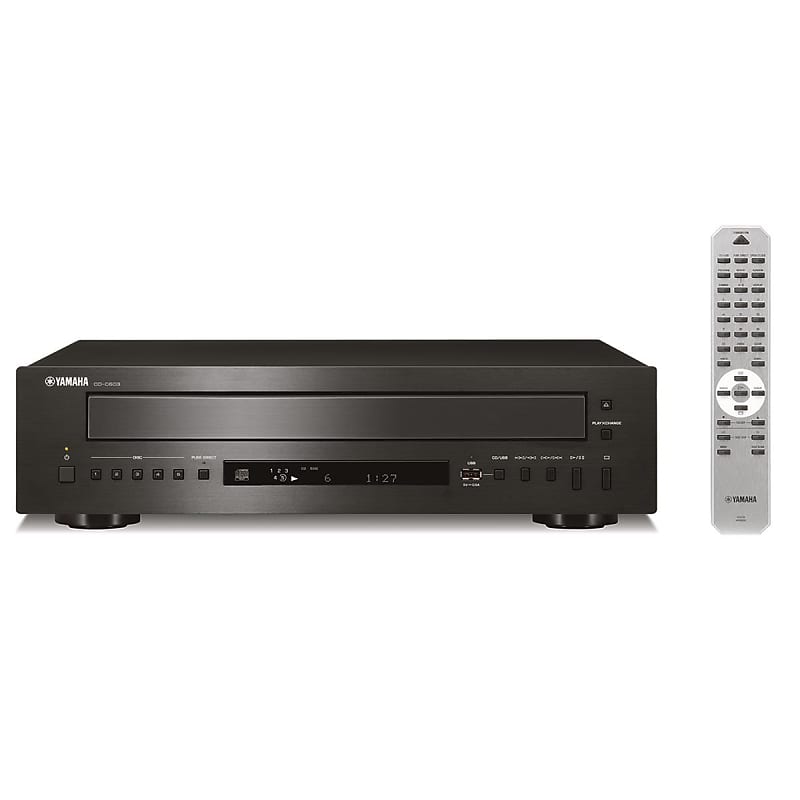 Yamaha CD-C603 5-Disc CD Changer with USB Playback, Black | Reverb