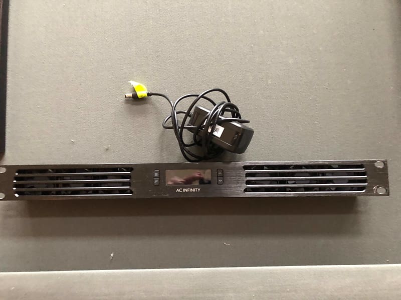 Infinity 1RU rack fan 2018 - Black | Reverb