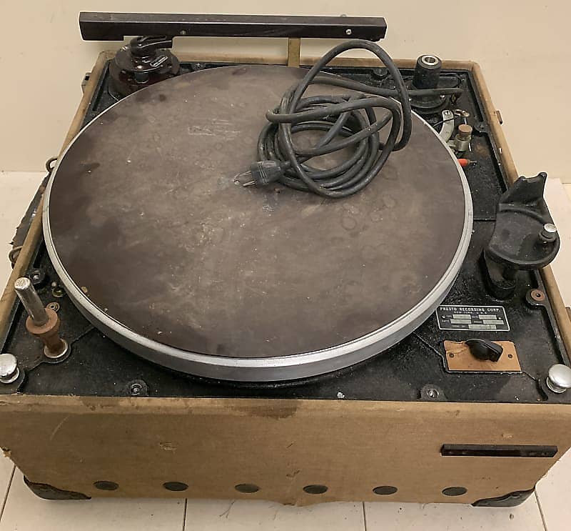 Presto 6DSP 6-D Portable Overhead Record Cutter Lathe | Reverb