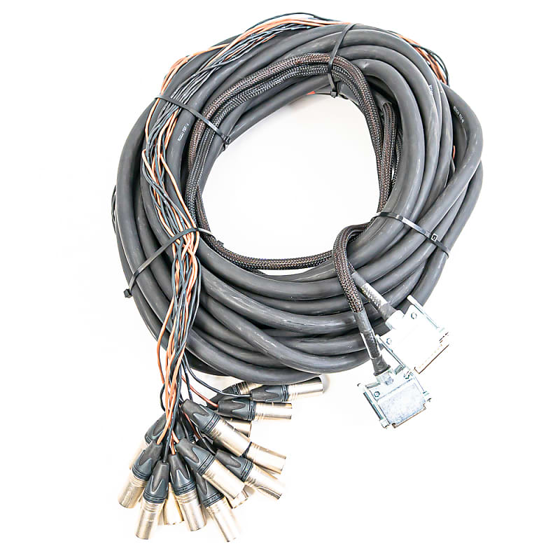 Redco TGS-16 16-Channel (2) DB25 to XLR Male (60ft) Breakout | Reverb