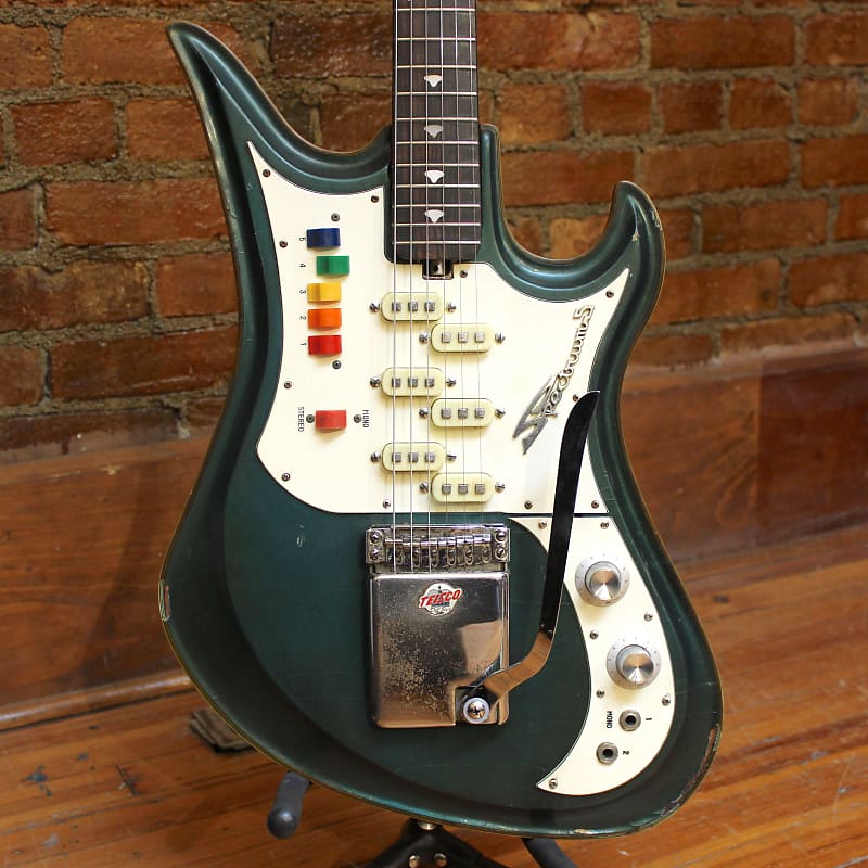 Teisco Spectrum 5 - 1960s Metallic Blue | Reverb Australia