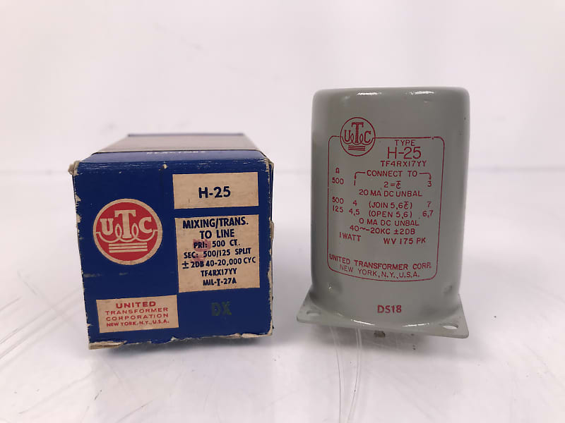 UTC United Transformer Corp H-25 Transformer | Reverb