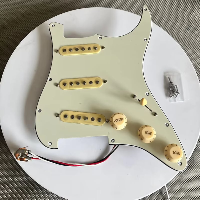 Alnico Pickups Guitar Strat Style Loaded Prewired Pickguard | Reverb