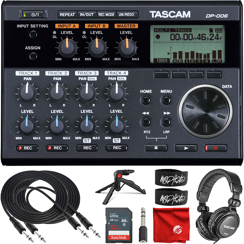 Tascam DP-006 6-Track Digital Pocketstudio Multi-Track Audio | Reverb