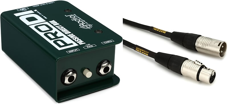 Radial ProDI 1-channel Passive Instrument Direct Box Bundle | Reverb