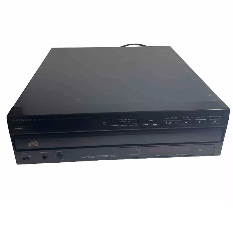 Optimus CD-6100 5-CD Automatic Carousel Disc Changer - Tested | Reverb