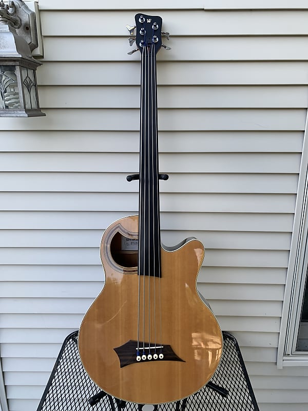 Warwick Rockbass Alien Standard Fretless Acoustic Bass 5 | Reverb