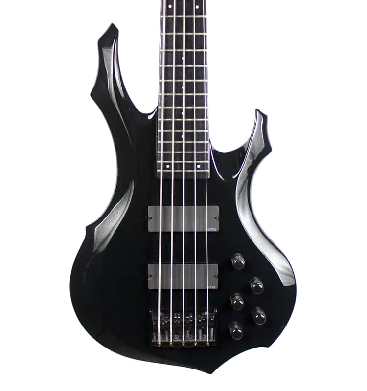 ESP F-5 Prototype Japan 5-String Electric Bass Guitar - Black | Reverb