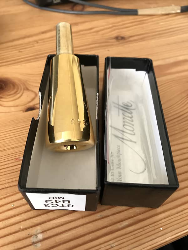 Monette B4S STC3 mid-shank heave weight Bb trumpet mouthpiece | Reverb