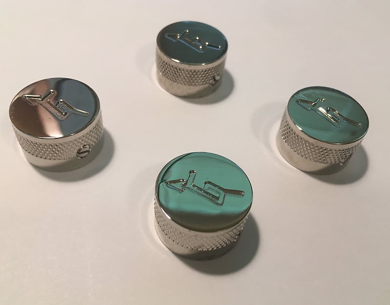 4 Gretsch Nickel G Arrow metal guitar knob for Duo Jet 6120 | Reverb