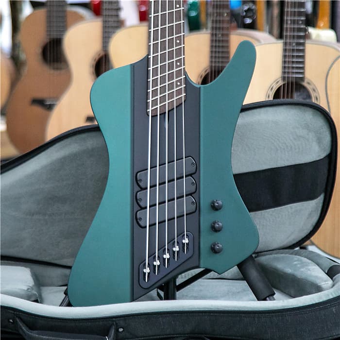 DINGWALL Custom D-Roc 5 Bently Blue Train Green | Reverb
