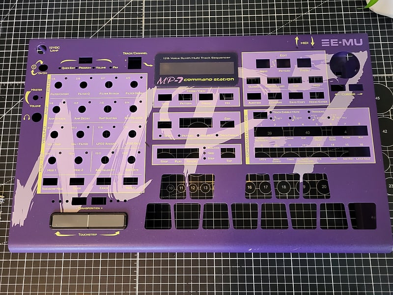 E-MU Systems Command Station MP-7 Front Panel | Reverb