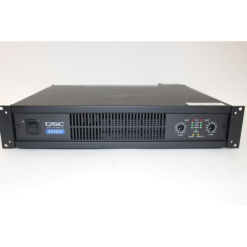 QSC CX302V Rackmountable Power Amplifier - Tested - Local | Reverb