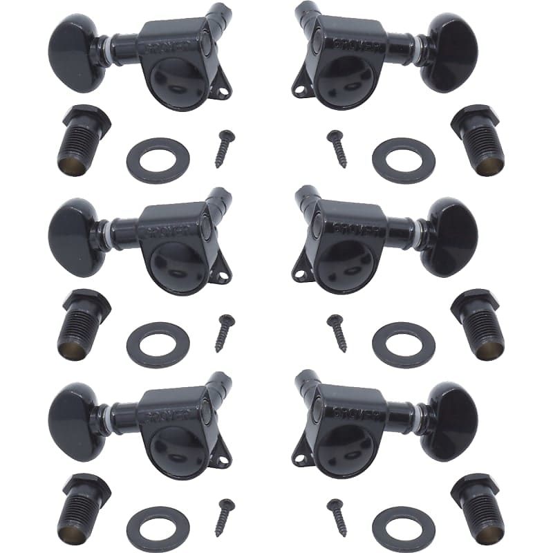 Tuners - Grover, Mini Lock Rotomatic, 3 per side, 18:1, | Reverb