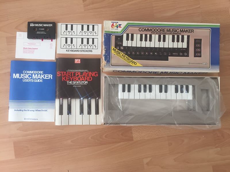 Commodore C64 Music Maker 80s 8-Bit Retro | Reverb