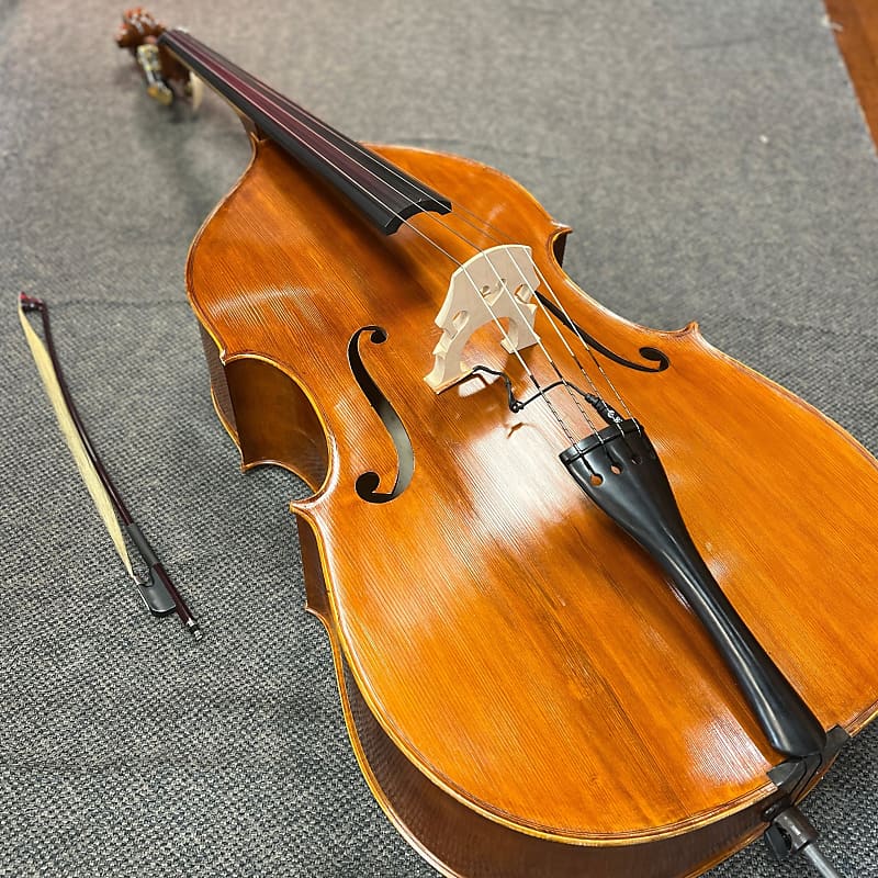 USED Calin Wultur Carcassi Model #5 Carved Romanian 3/4 | Reverb