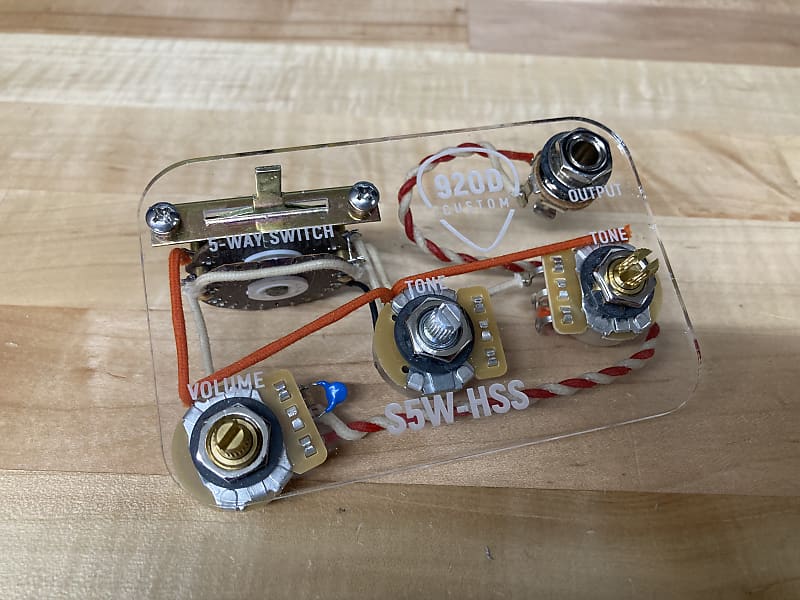 920D Custom S5W-HSS Upgraded HSS Wiring w/ 5 Way Super Switch | Reverb