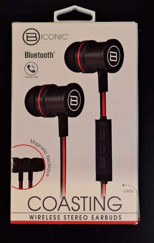 Biconic Wireless Stereo Earbuds Red | Reverb