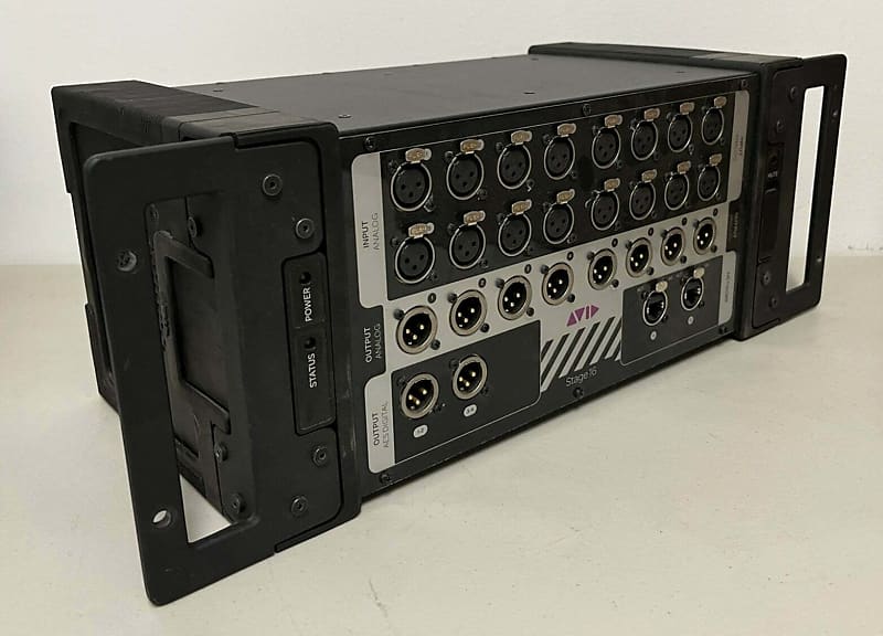 Avid Venue Stage 16 2010's Black/Silver | Reverb