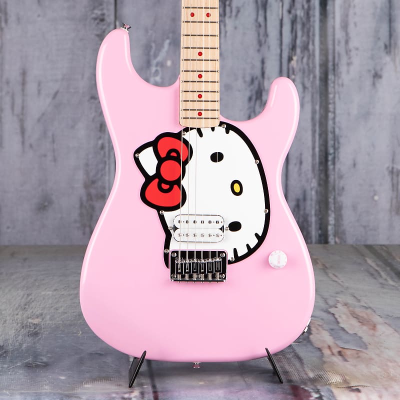 Squier Limited Edition Hello Kitty Stratocaster, Pink | Reverb