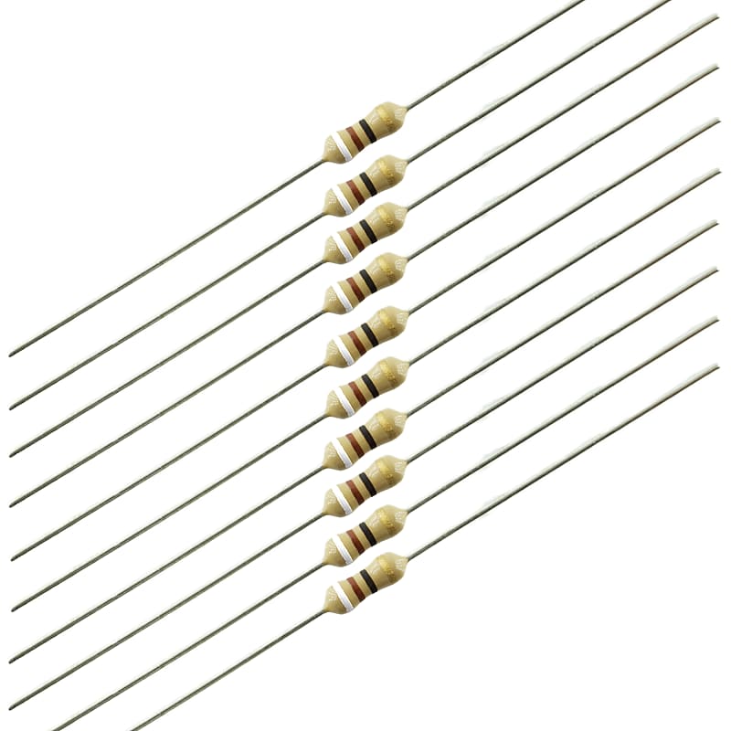 1/4 Watt Carbon Film Resistors, 91 ohm, 10 pieces | Reverb